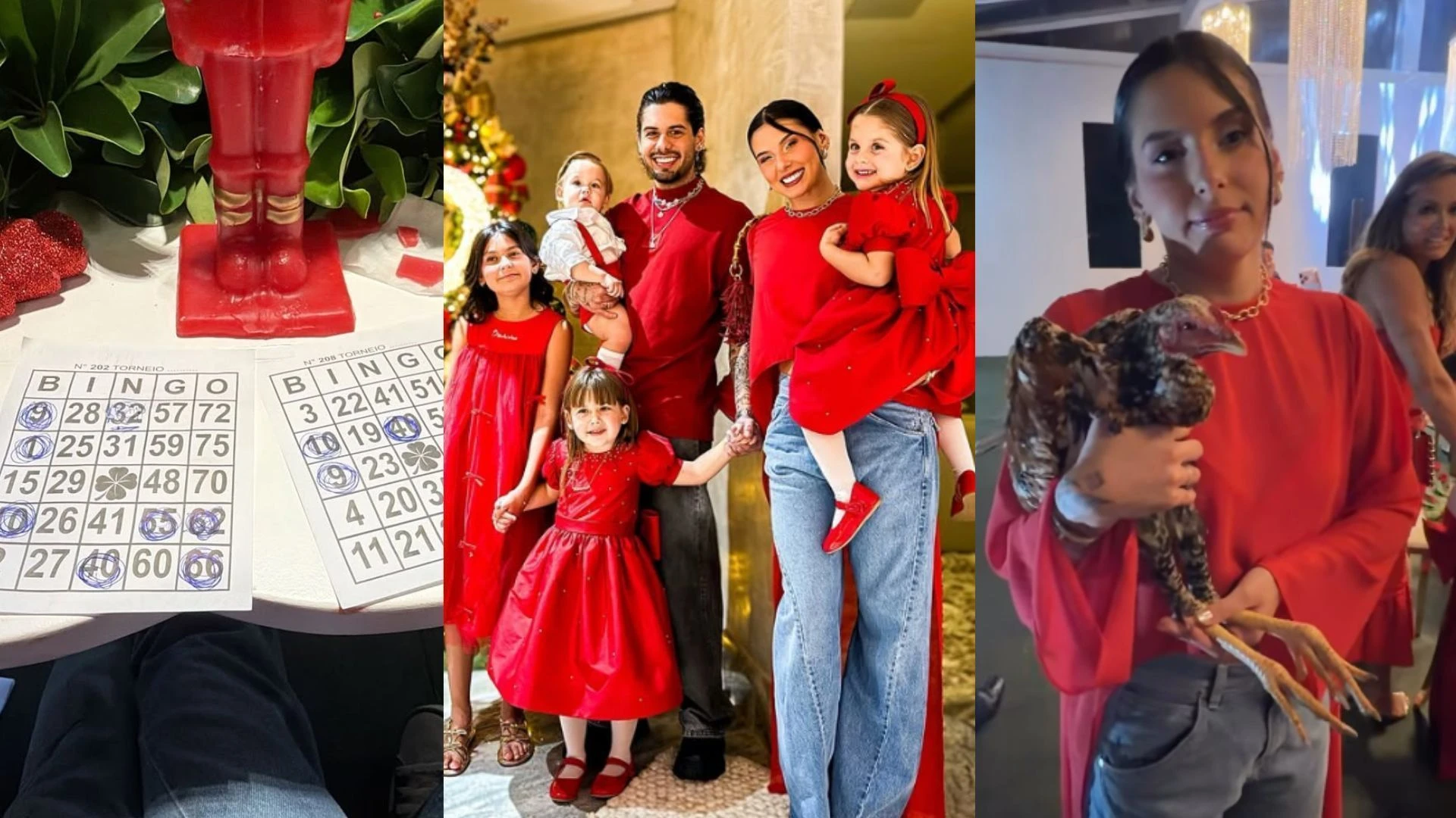 » Galinha, bingo e filhas de Virginia: veja Natal de Ana Castela e Zé ...